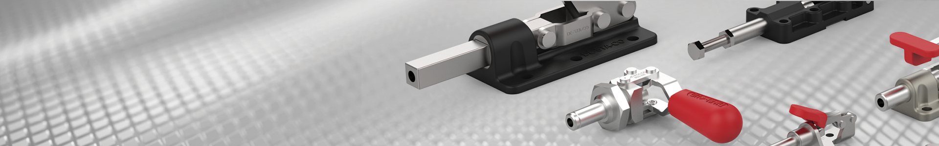 HOLD DOWN ACTION FIXTURE CLAMPS FOR WELDING, ASSEMBLY & MACHINING - DESTACO